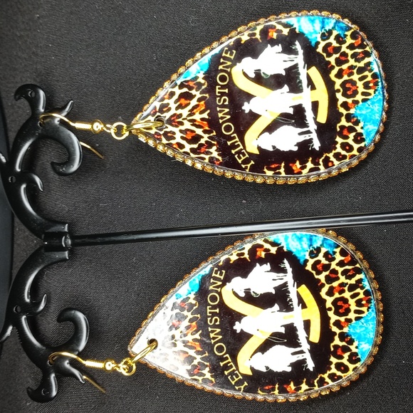 Hand Crafted | Jewelry | Yellowstone Leopard Print Earrings | Poshmark